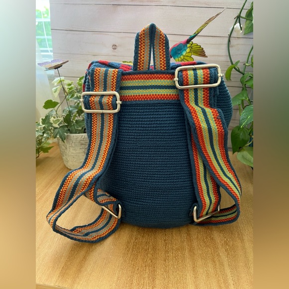 Eklectyc | Bags | Retro Hippie Handwoven Backpack For Women Bohemian ...